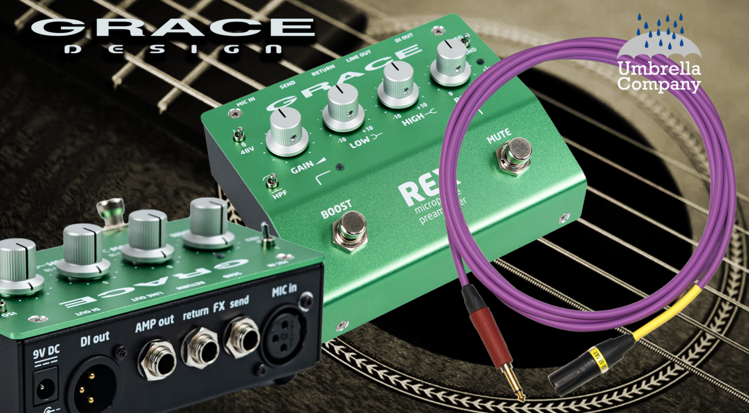 GRACE design REX + Umbrella Company DI-SNAKE 導入事例 | ギタリスト 石成 正人 様 ...